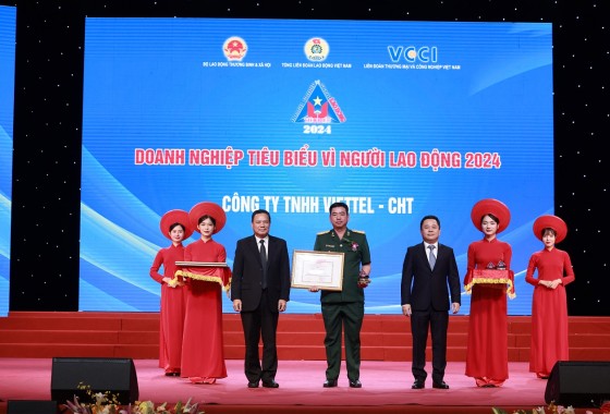 Viettel IDC được vinh danh doanh nghiệp tiêu biểu vì người lao động - Cổng thông tin nội bộ Tập ...